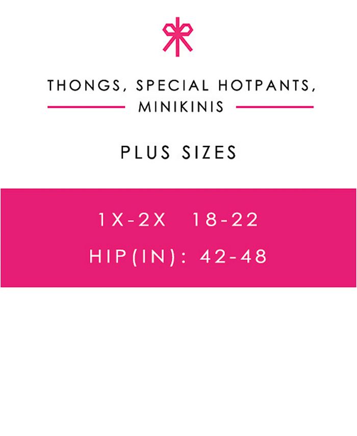 Cosabella Plus Size Never Say Never Cutie Low Rise Thong Underwear ...