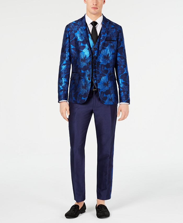 INC International Concepts INC Men's Slim-Fit Jacquard Pants, Created ...