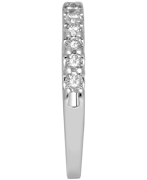 Macy's Diamond Band (1/2 ct. t.w.) in 14k White, Yellow or Rose Gold ...