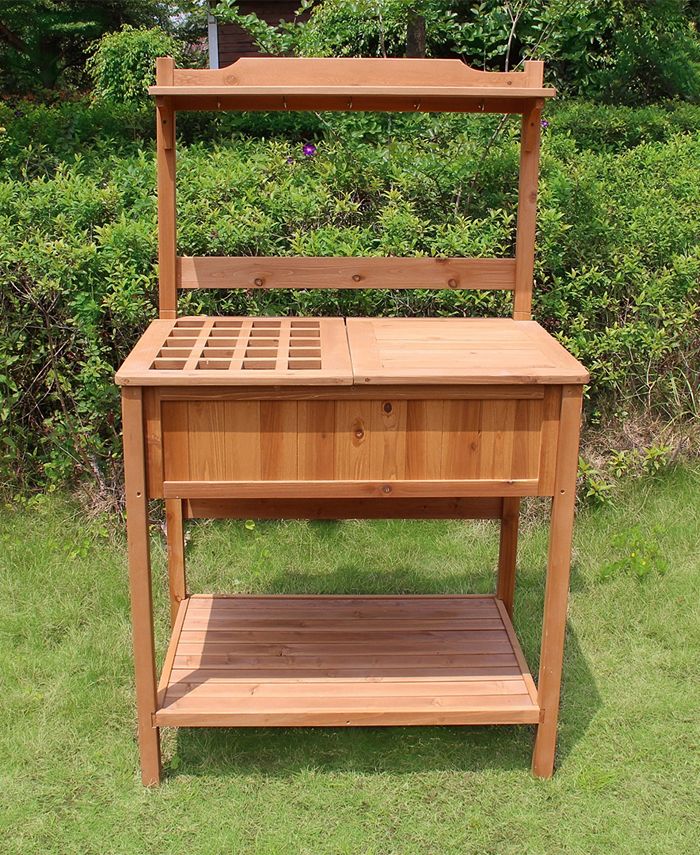 northbeam Potting Bench with Recessed Storage - Macy's