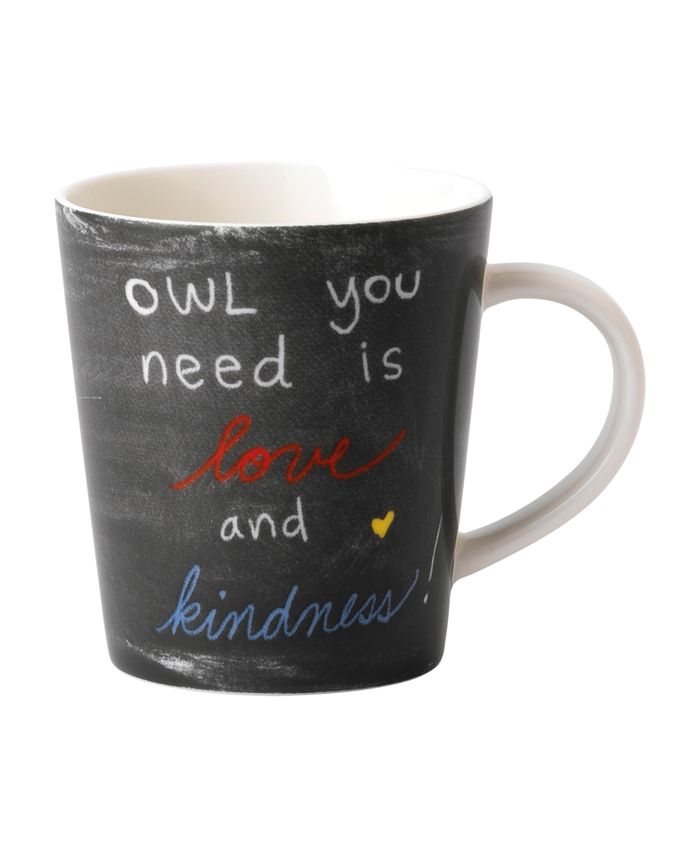 ED Ellen Degeneres Crafted by Royal Doulton Owl Mug - Macy's