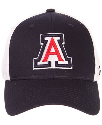 Zephyr Arizona Wildcats Mesh Flex Stretch Fitted Cap - Macy's