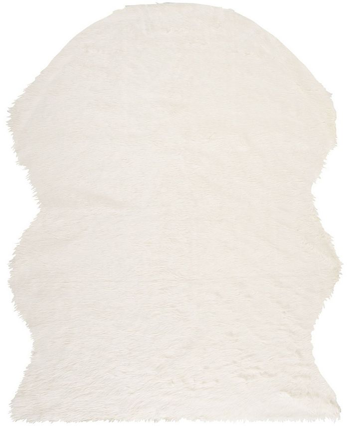 Safavieh Faux Sheep Skin Ivory 8' X 10' Area Rug - Macy's