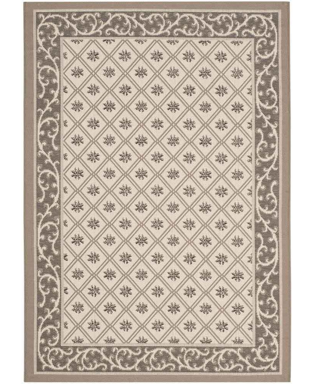 Click here for Safavieh Courtyard CY7427 Beige and Dark Beige 53... prices