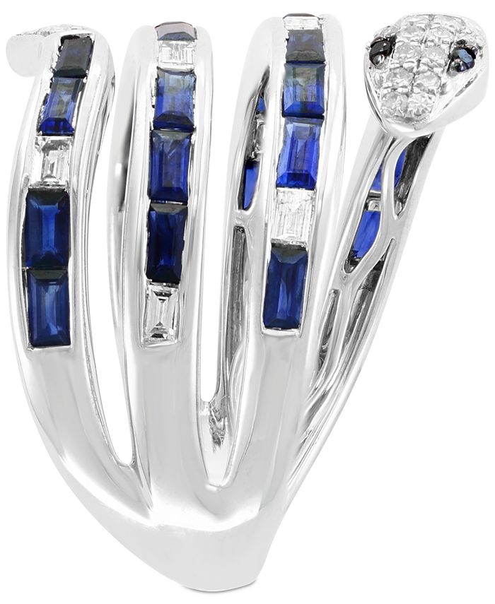 EFFY Collection EFFY® Sapphire (1-1/2 ct. t.w.) & Diamond (1/4 ct. t.w ...