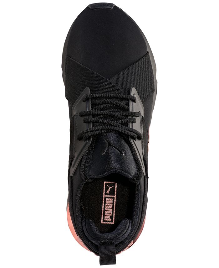 Puma Women's Muse Metallic Casual Sneakers from Finish Line - Macy's