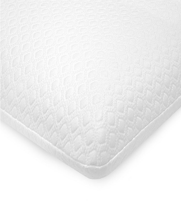 EcoPEDIC SensorPEDIC Quilted Fiber Pillow with Gel-Infused Memory Foam ...