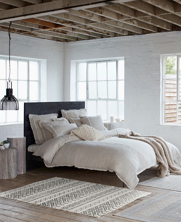 French Connection Maie Stonewash Printed Cotton 30" x 50" Accent Rug ...