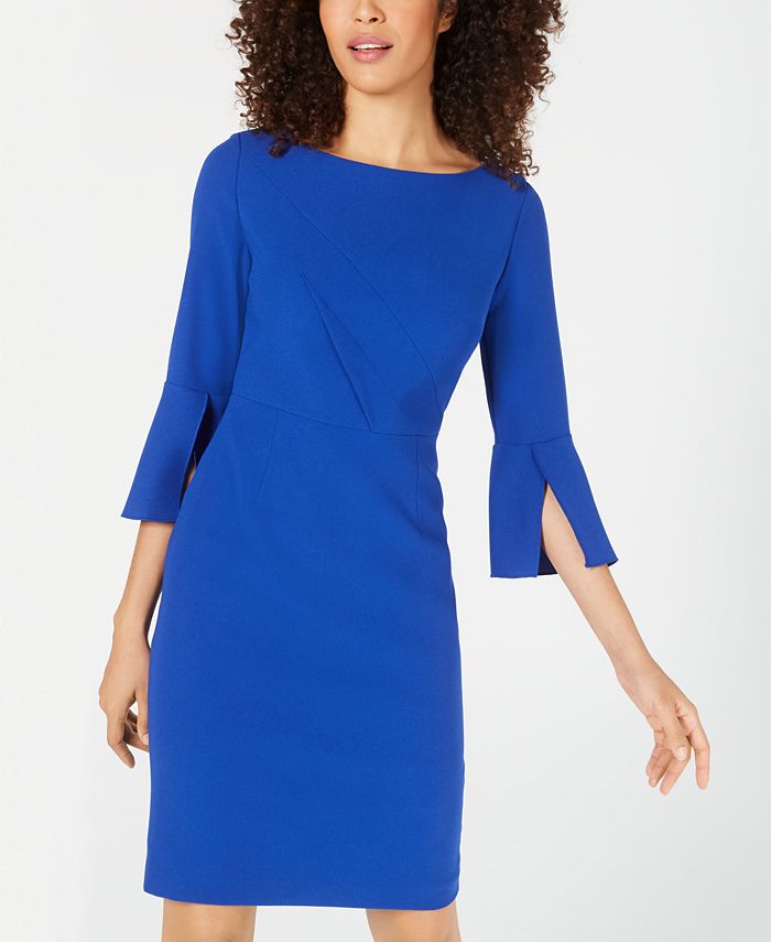 Elie Tahari Isla Split-Sleeve Sheath Dress - Macy's