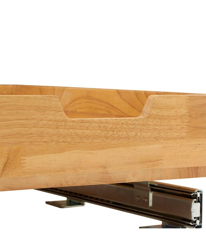 Household Essentials Glidez 11.5" Wood 1-Tier Sliding Cabinet Organizer ...