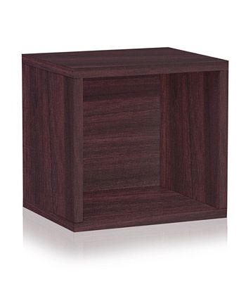 Way Basics Eco Stackable Connect Open Storage Cube and Cubby Organizer ...