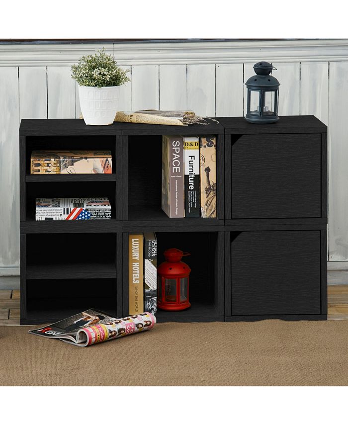 Way Basics Eco Stackable Connect Open Storage Cube and Cubby Organizer ...