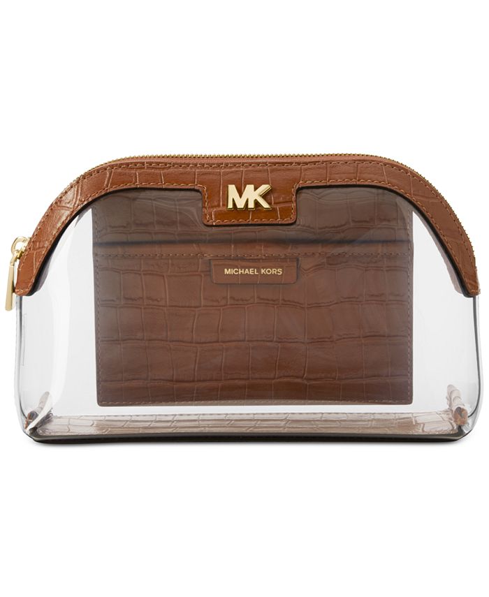 Michael Kors Clear Travel Pouch - Macy's