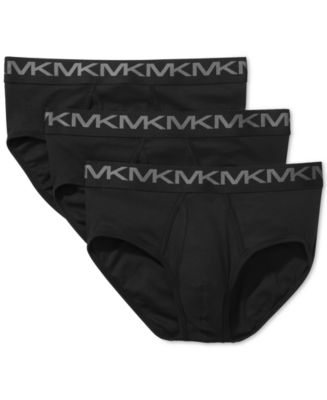 Michael Kors Men's 3-Pk. Stretch Factor Low-Rise Briefs - Macy's