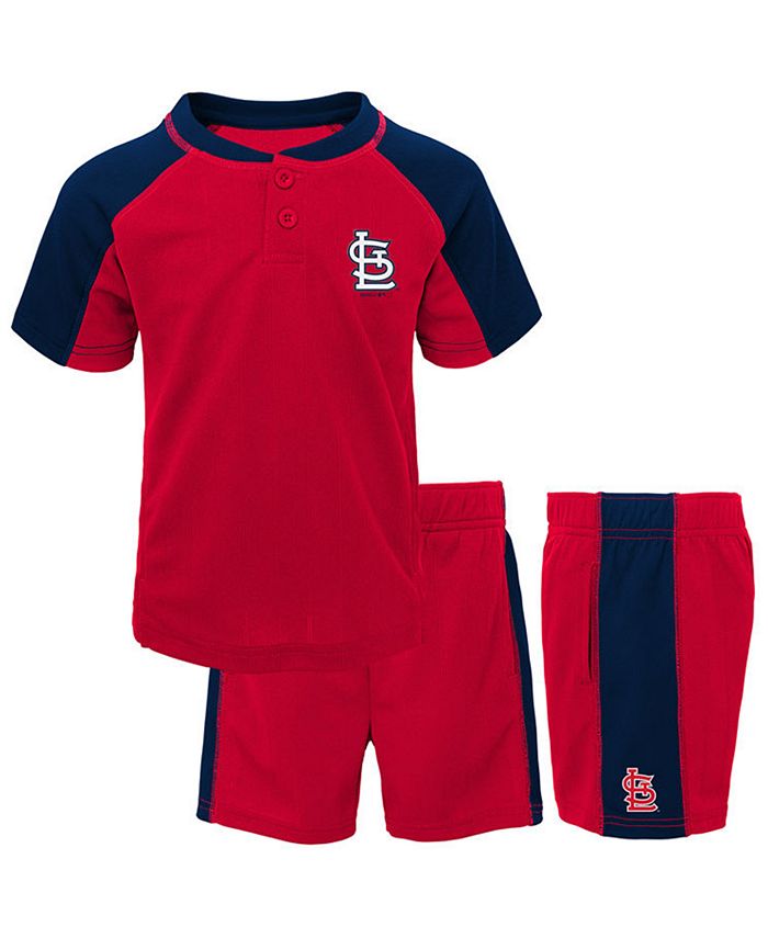 Outerstuff Baby St. Louis Cardinals Play Strong Short Set - Macy's