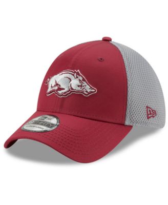 New Era Arkansas Razorbacks TC Gray Neo 39THIRTY Cap - Macy's