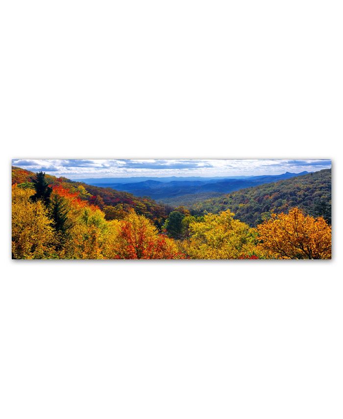 Trademark Global Doug Cavanah 'Autumn Forest' Canvas Art - 19" x 6" x 2 ...