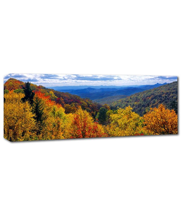 Trademark Global Doug Cavanah 'Autumn Forest' Canvas Art - 19" x 6" x 2 ...