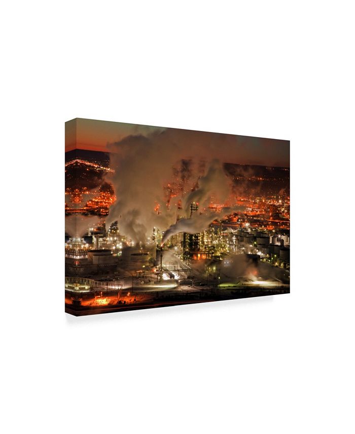 Trademark Global Doug Roane 'Refinery' Canvas Art - 24" x 2" x 16" - Macy's