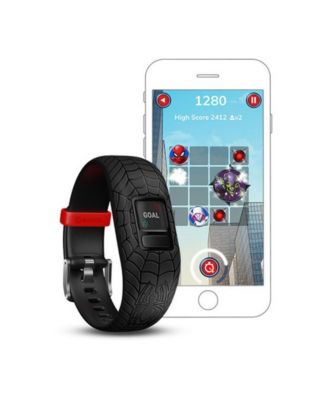 Garmin Vivofit jr. 2 Marvel Spider-Man Kids Activity Tracker Black - Macy's