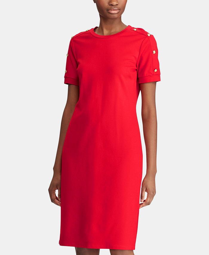 Lauren Ralph Lauren Ponté-Knit Dress - Macy's