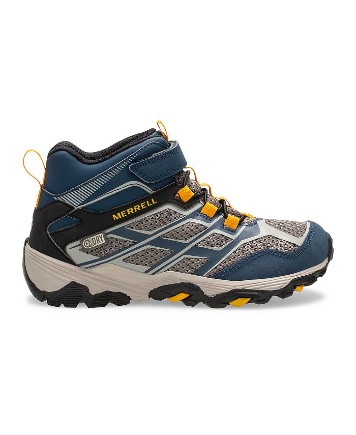Merrell Toddler, Little & Big Boys Moab FST Mid A/C Waterproof Hiking ...
