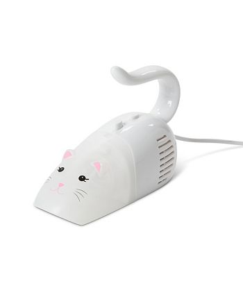 Tri-Coastal Design Mini White Cat Desk Vacuum - Macy's