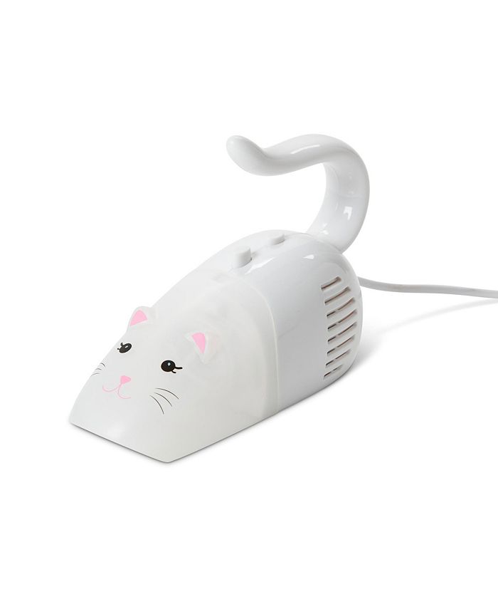 Tri-Coastal Design Mini White Cat Desk Vacuum - Macy's