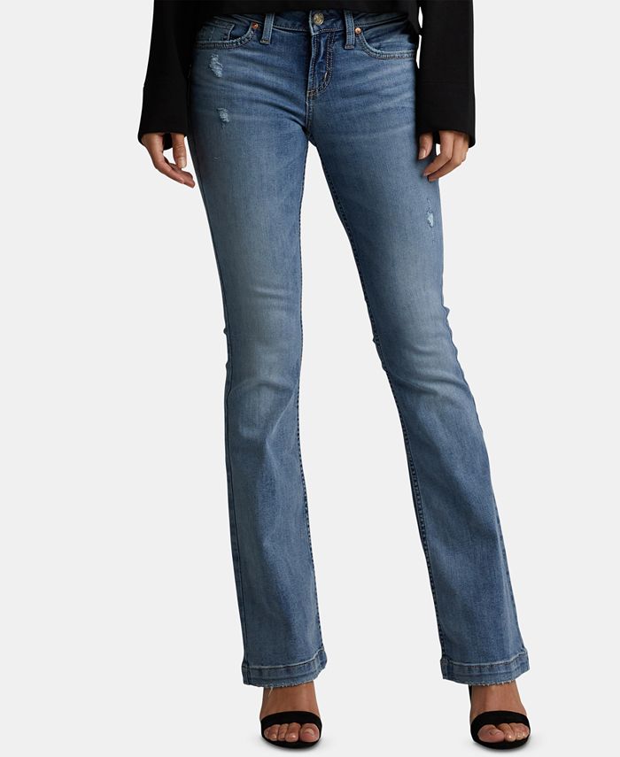 Silver Jeans Co. Suki Ripped Bootcut Jeans - Macy's