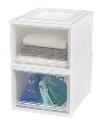 IRIS USA Iris Deep Box Chest Drawer, 3 Pack - Macy's