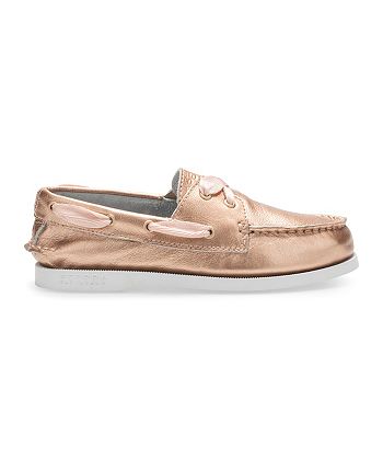 Sperry Little & Big Girls Authentic Original Satin Lace Boat Shoe - Macy's
