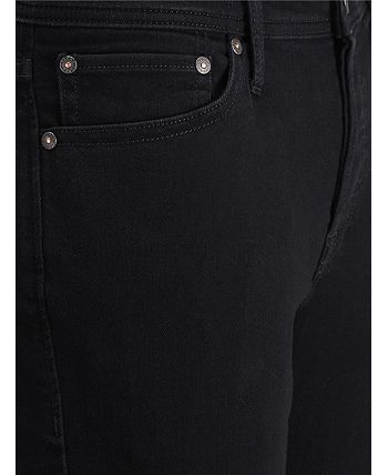 Jack & Jones Men's Slim-Straight Fit Classic Black Tim Jeans - Macy's