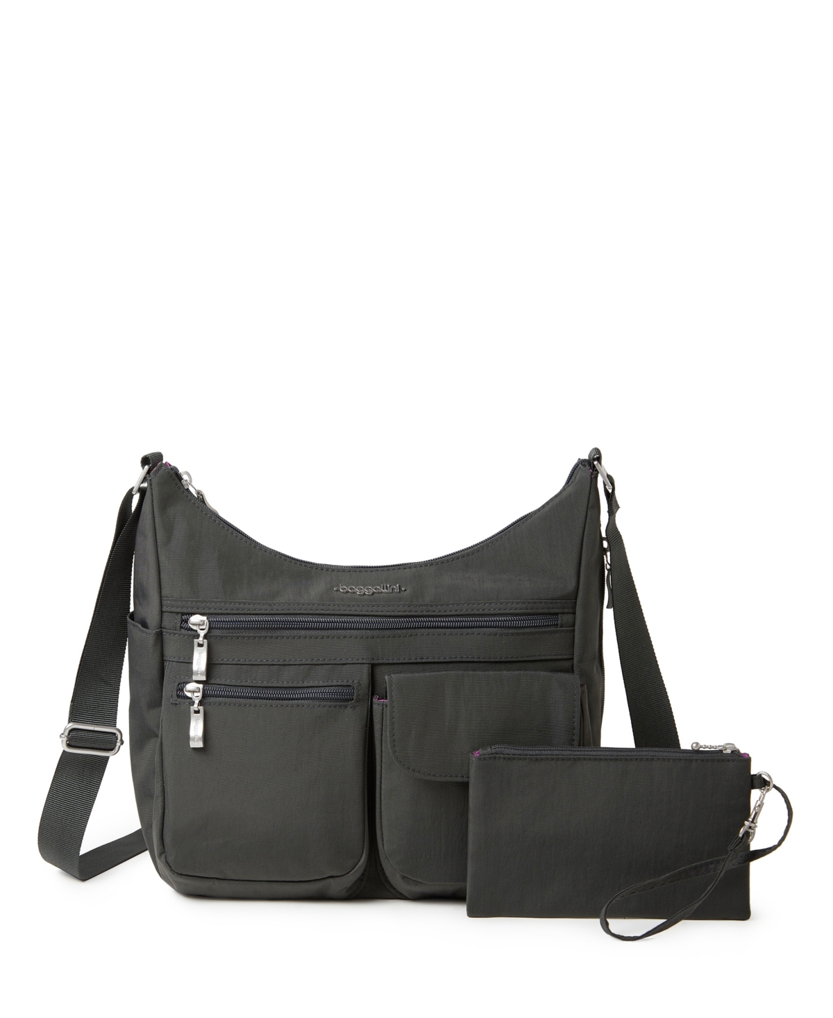Click here for Baggallini Womens Everywhere Crossbody - Charcoal prices