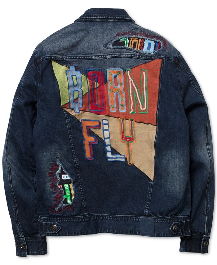 Born Fly Men's Duralee Denim Jacket - Macy's