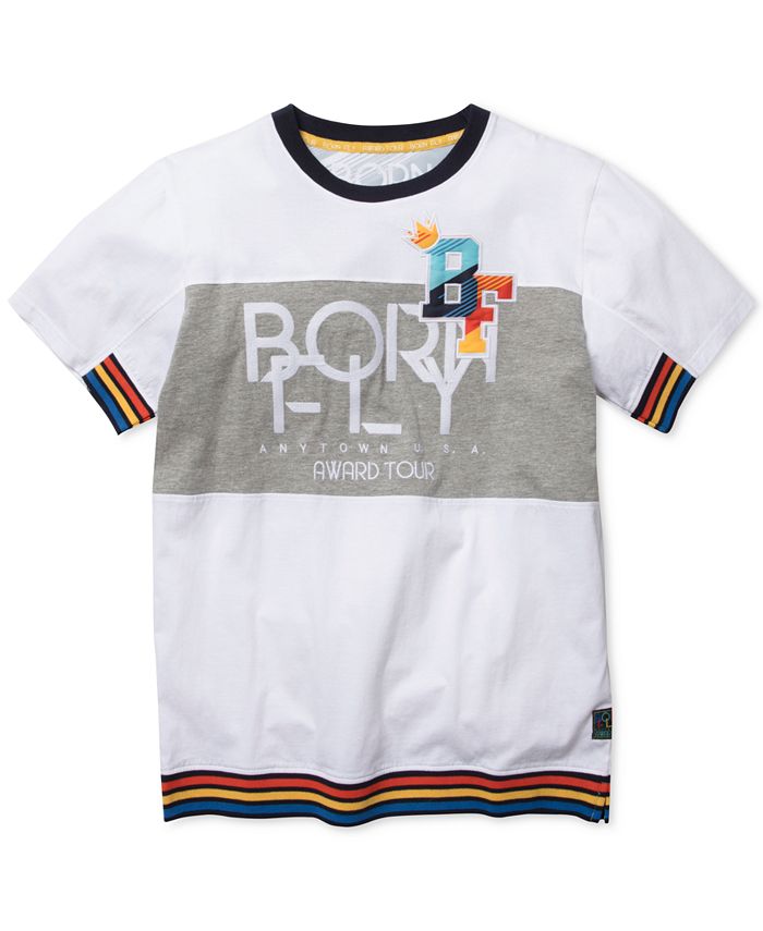 Born Fly Men's Logo Graphic T-Shirt - Macy's