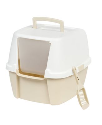 Jumbo Hooded Litter Box with Scoop - Macy's