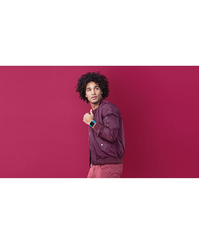 Fitbit Versa Lite Blue Strap Smart Watch 39mm - Macy's