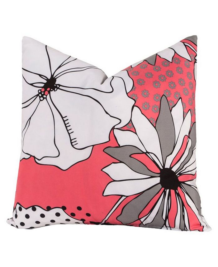 Crayola Flower Patch 16" Designer Throw Pillow - Macy's