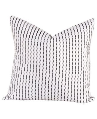 Crayola Serpentine Stripe Licorice 16" Designer Throw Pillow - Macy's