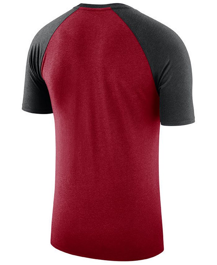 Nike Men's Cincinnati Reds Dry Slub Short Sleeve Raglan T-Shirt - Macy's