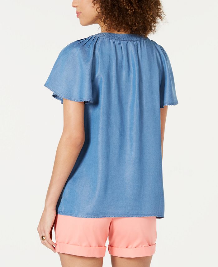 Style & Co Pleated Soft Top, Created for Macy's - Macy's