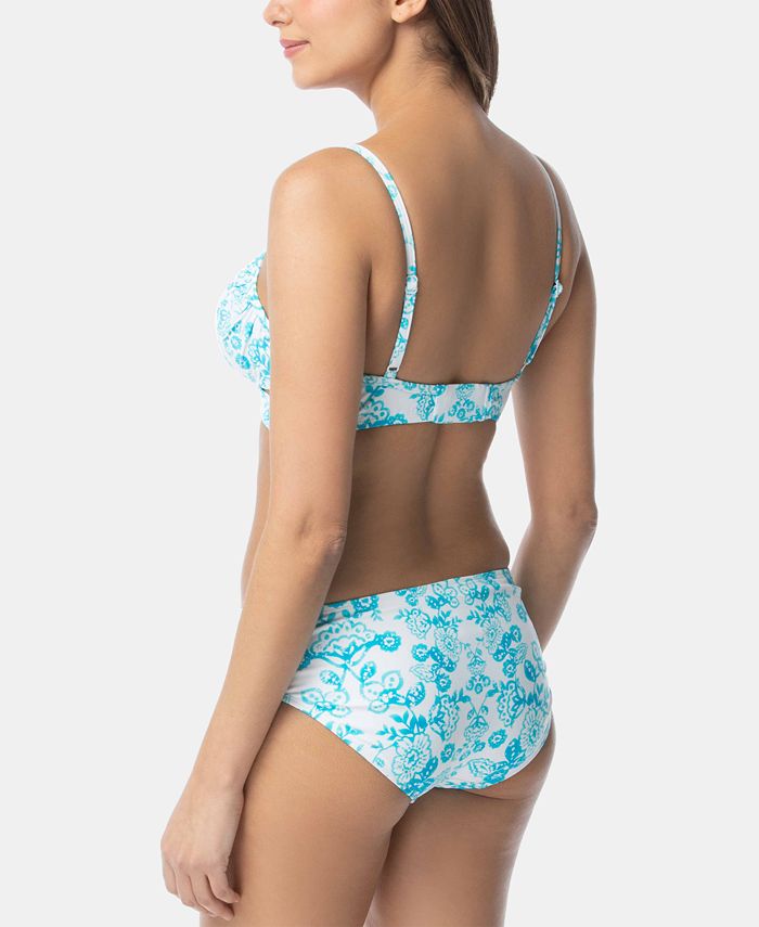 Coco Reef Enrapture Printed Bra Sized Wrap Convertible Bikini Top