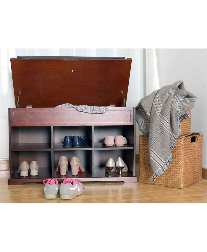 northbeam Wooden Shoe Bench - Macy's