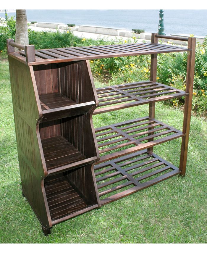 northbeam 4-Tier Outdoor Shoe Rack Cubby - Macy's