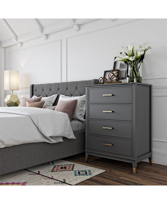 CosmoLiving by Cosmopolitan Westerleigh 4 Drawer Dresser - Macy's