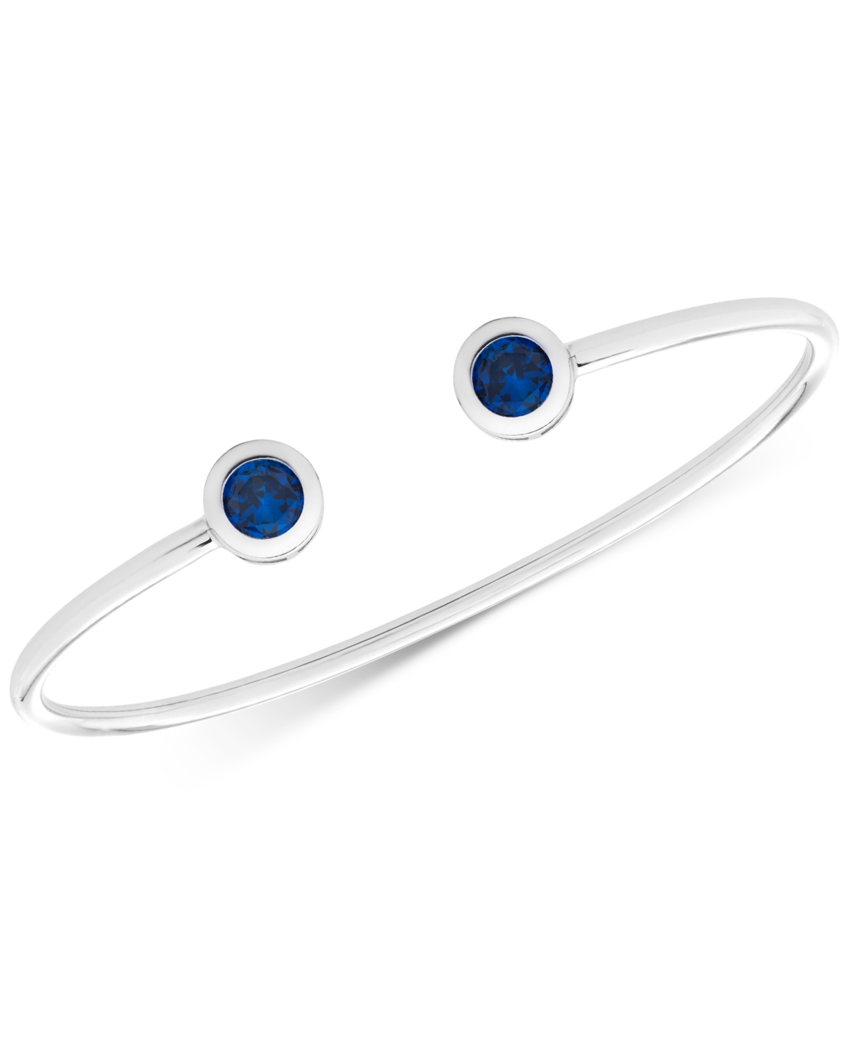 Click here for Blue Topaz Open Cuff Bracelet (2-1/10 ct. t.w.) in... prices
