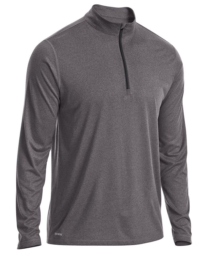 Macy's EMS® Men's Techwick Essentials Stretch Moisture-Wicking 1/4-Zip ...