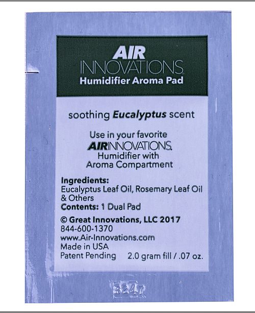 Air Innovations Humidifier Aroma Pads - 12 Pack Eucalyptus Scent ...