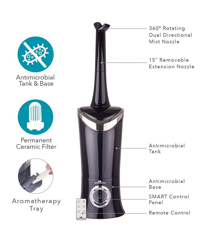 Air Innovations Clean Mist Smart Humidifier with Remote and Aroma Tray ...