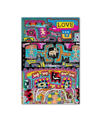 Miguel Balbas 'Mixed Paintings' Canvas Art - 19" x 12" x 2" - Macy's